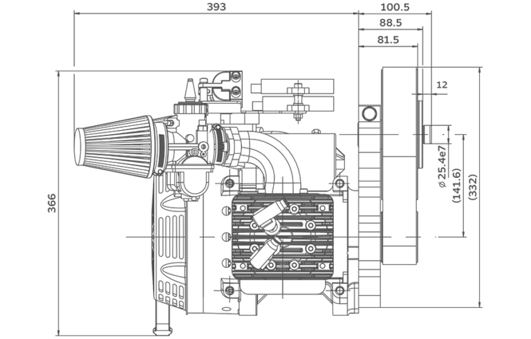 Hirth 2302 - Air-Cooled Two-Stroke Engine designed for Ultralight Aviation